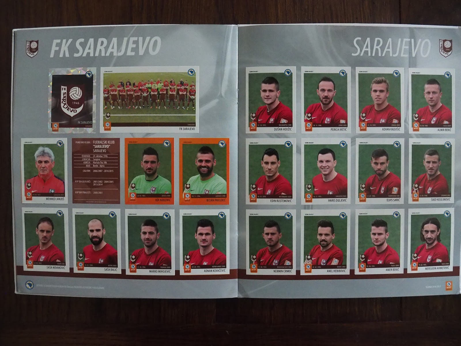 Only Good Stickers: BH Telecom - Premijer Liga (hardcover album)