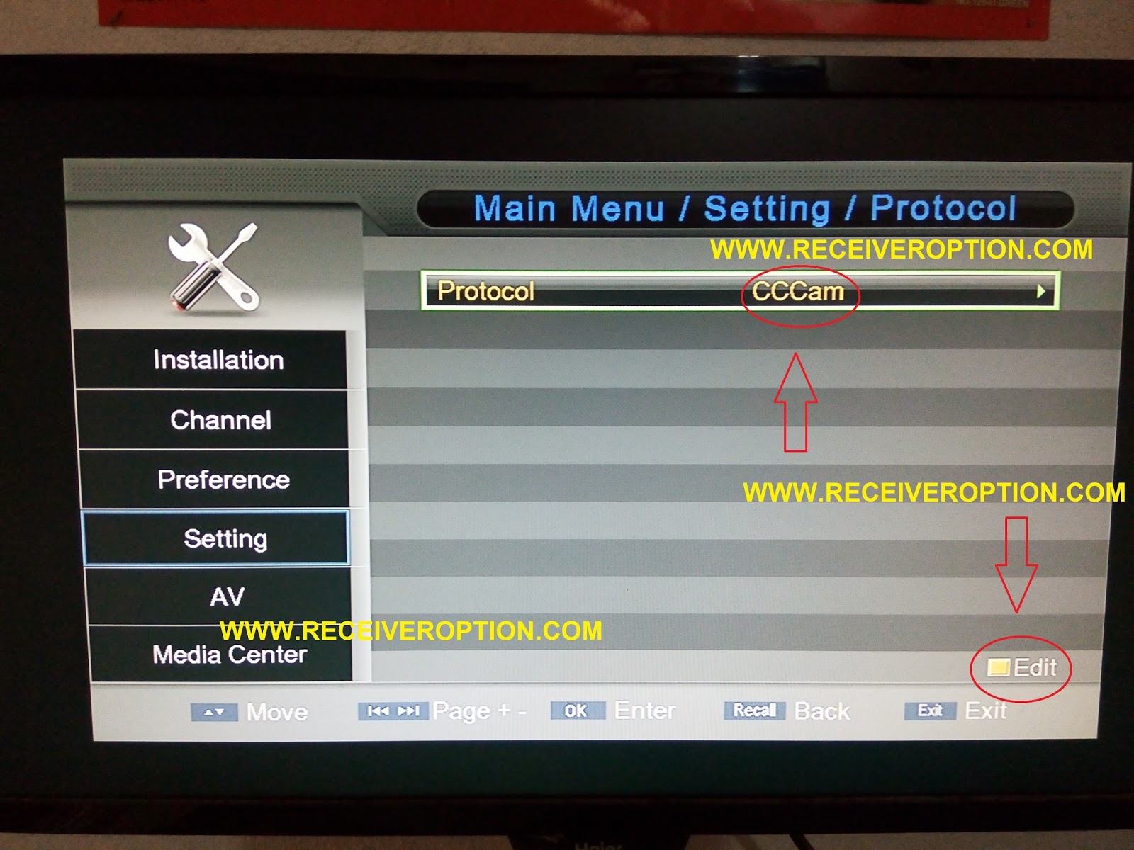 STAR-X X2 WIFI HD RECEIVER CCCAM OPTION - How To Enter Biss key Power ...
