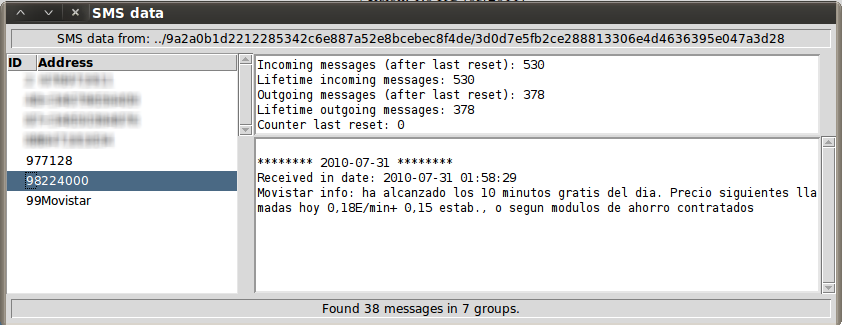 Un vistazo a iPhone Backup Analyzer y el consolidated.db en IOS4 ...