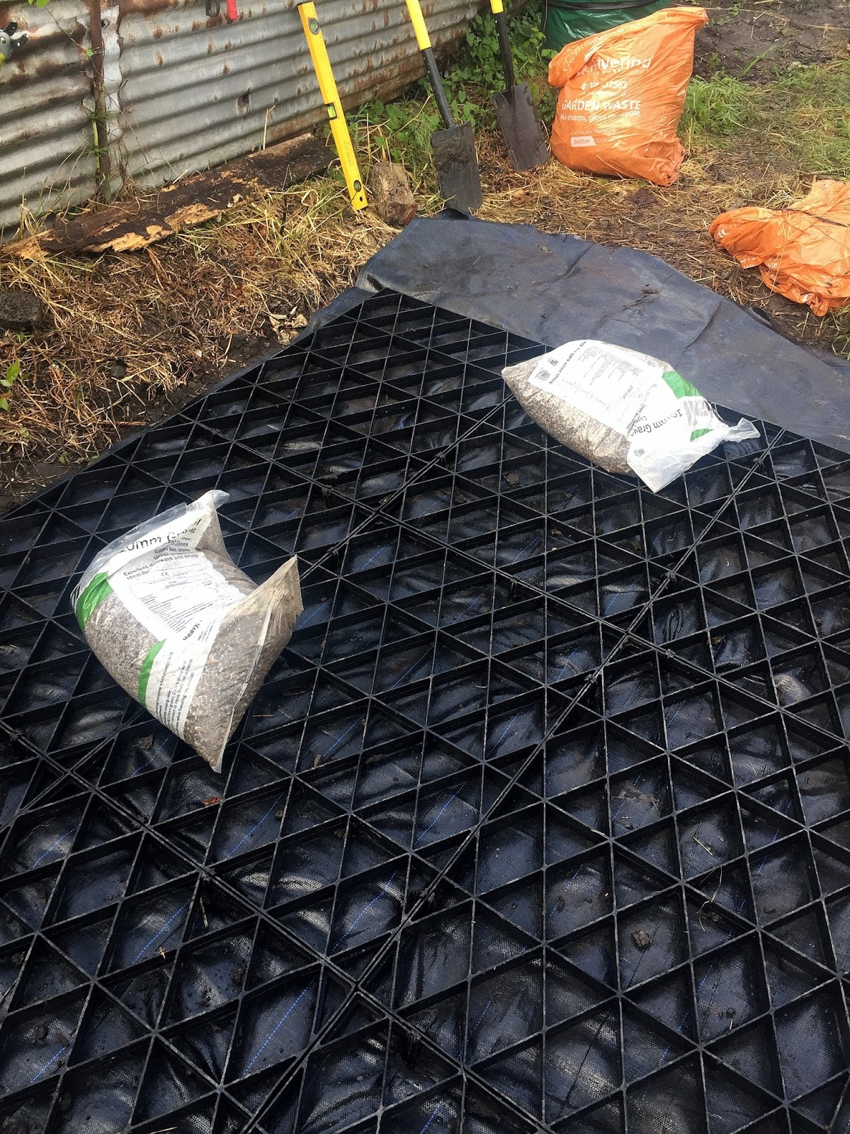 Allotment22: Building a Shed Base on an Allotment