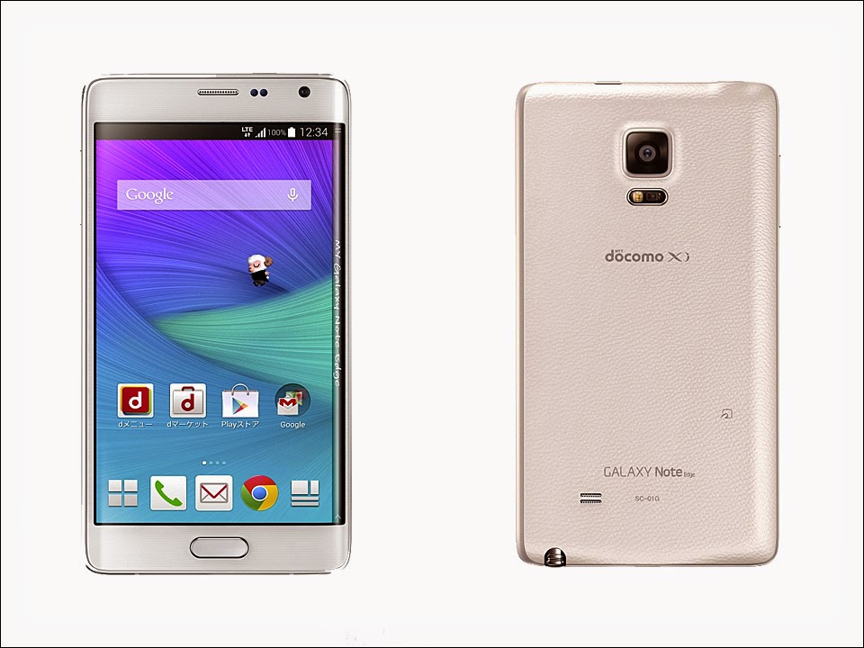 Samsung / docomo向けにGALAXY Note Edgeの日本モデル SC-01Gを発表 / グローバル版との機能比較