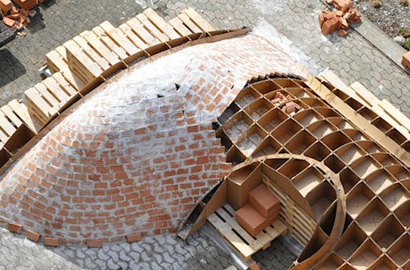 MAD: Blythe House: Freeform Catalan Thin-tile vault