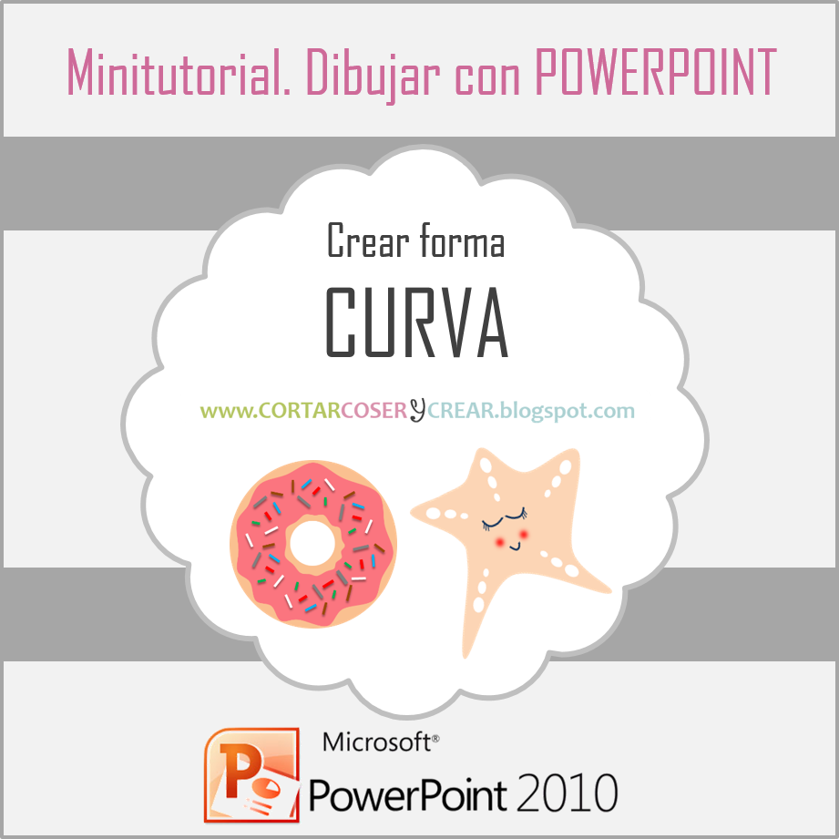 Minitutorial Powerpoint. Combinar formas: CURVA | Cortar, Coser y Crear