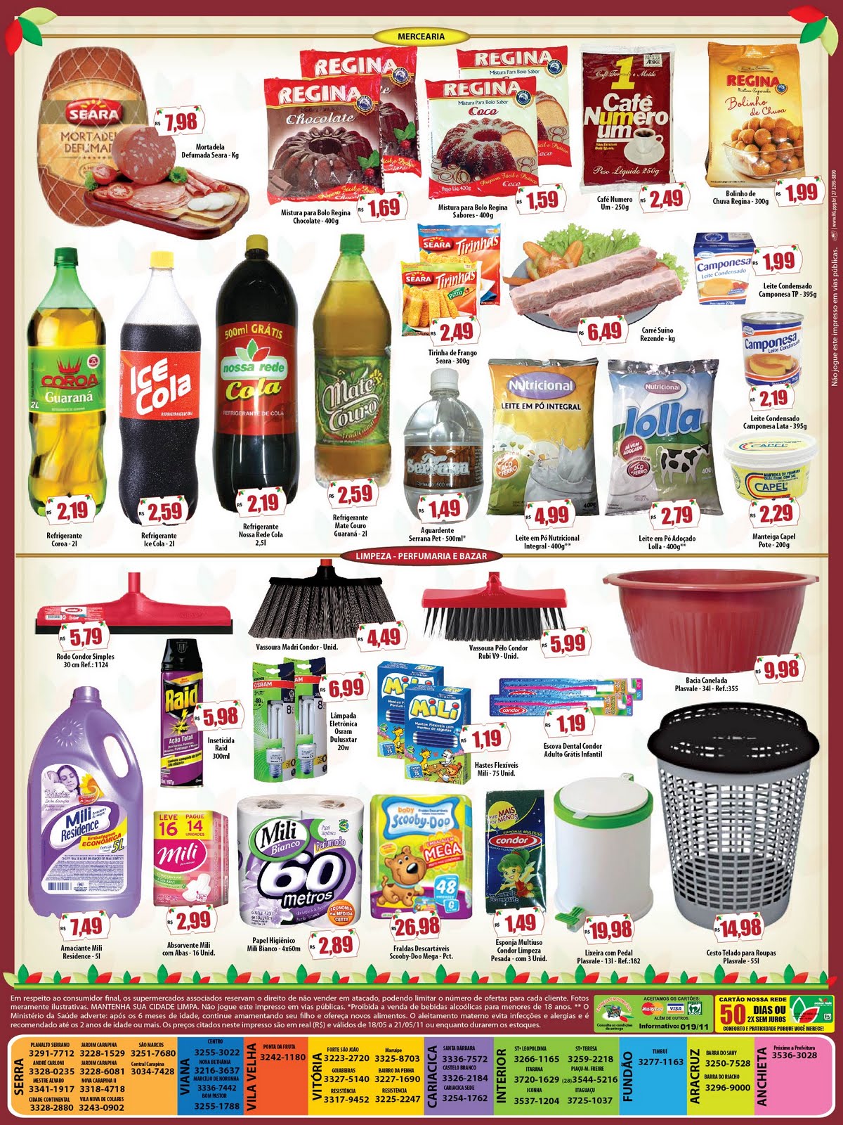 RG Marketing e Propaganda: Folheto de ofertas - Nossa Rede Supermercados