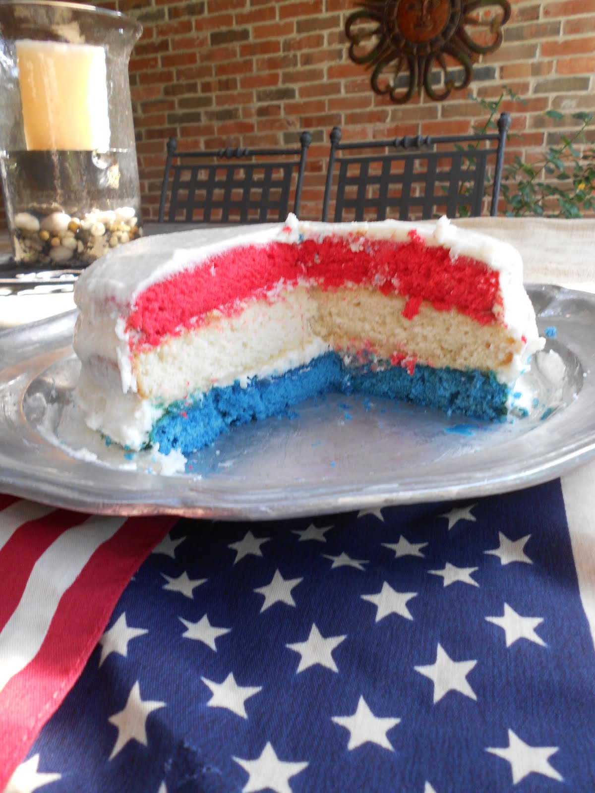 Inspired By Pinterest: Yankee Doodle Dandy Cake: Our First Epic Fail