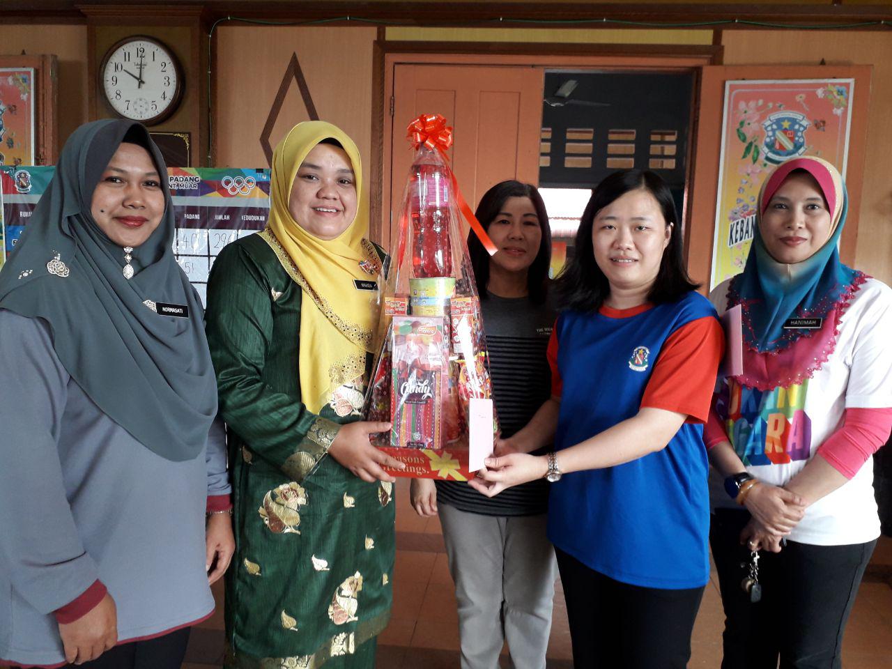 SEKOLAH KEBANGSAAN CONVENT MUAR: PENYAMPAIAN SUMBANGAN TAHUN BAHARU CINA