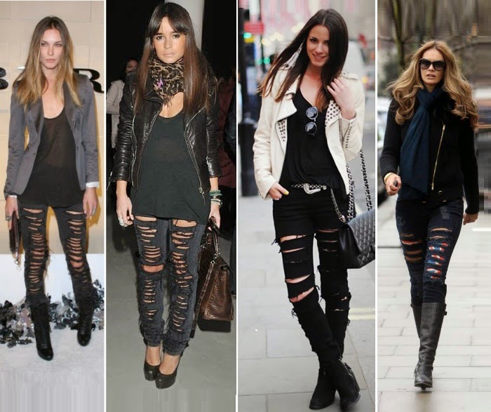 Típica Garota: Looks com jeans rasgado