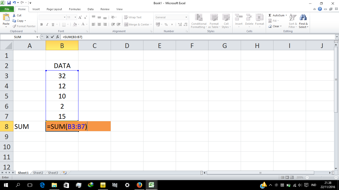 Fungsi dasar Microsoft excel : Fungsi dasar rumus excel dan power point
