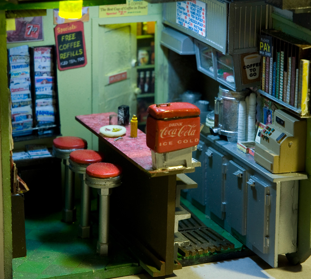 Miniature Urban Sculptures by Alan Wolfson