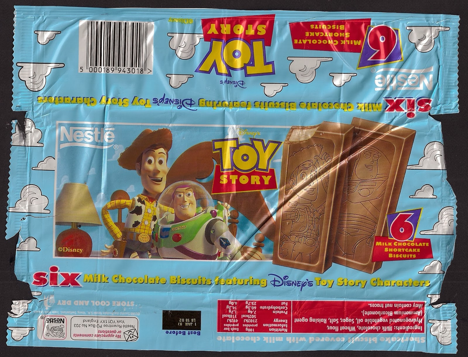 Nestlé Chocolate Wrappers!: Disney Toy Story