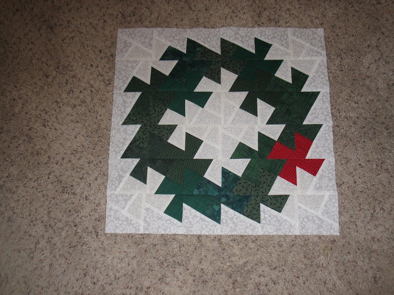 Whisper of Rose Quilts: TWISTER WREATH