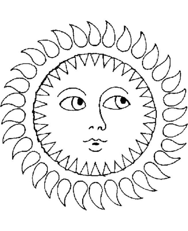 Coloring Pages For Sun Safety | Coloring Pages For Kids