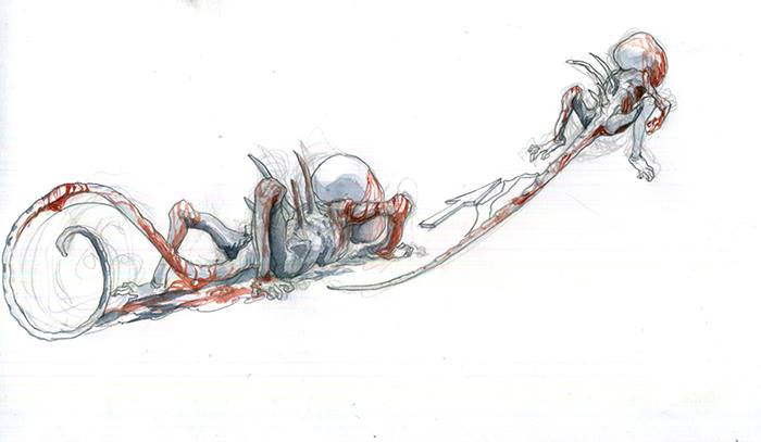 Alien Explorations: Alien Covenant: Back Burster by Stephane Levallois