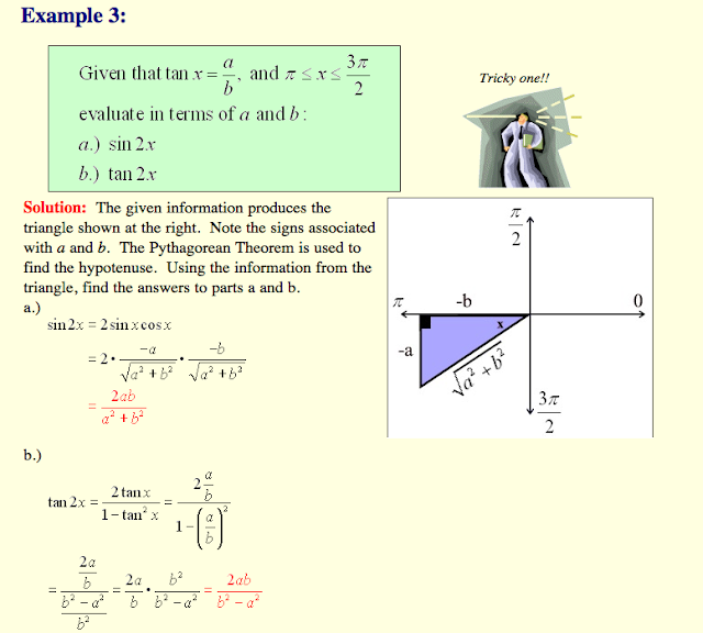 2013 S3-05 Maths Blog: TRIGONOMETRY - Compound and Double Angle