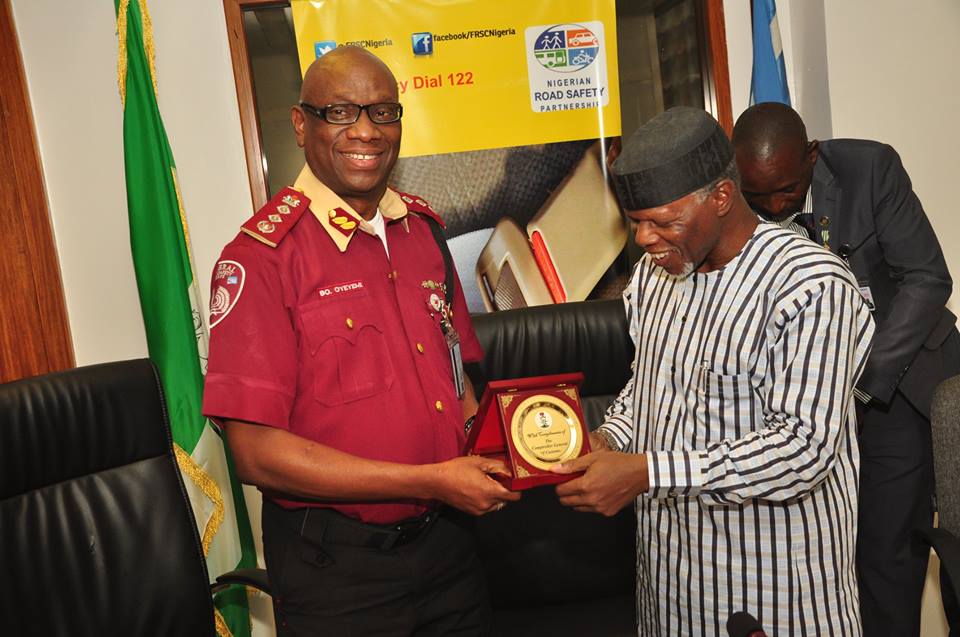 PICTURES FROM THE VISIT OF NEW CUSTOMS BOSS TO FRSC HQ..CALLS FOR ...