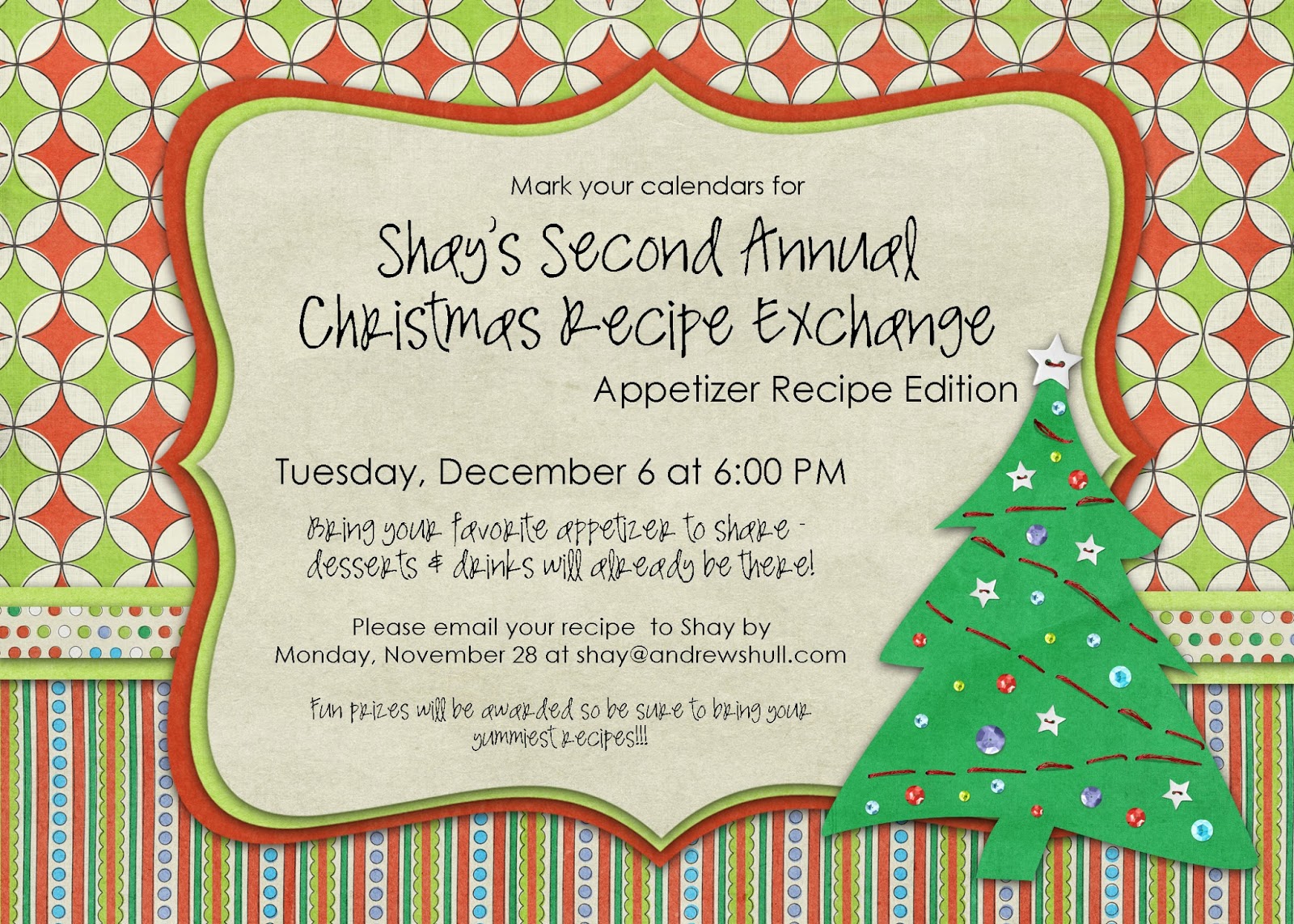 Slightly Askew Designs: Recipe Exchange