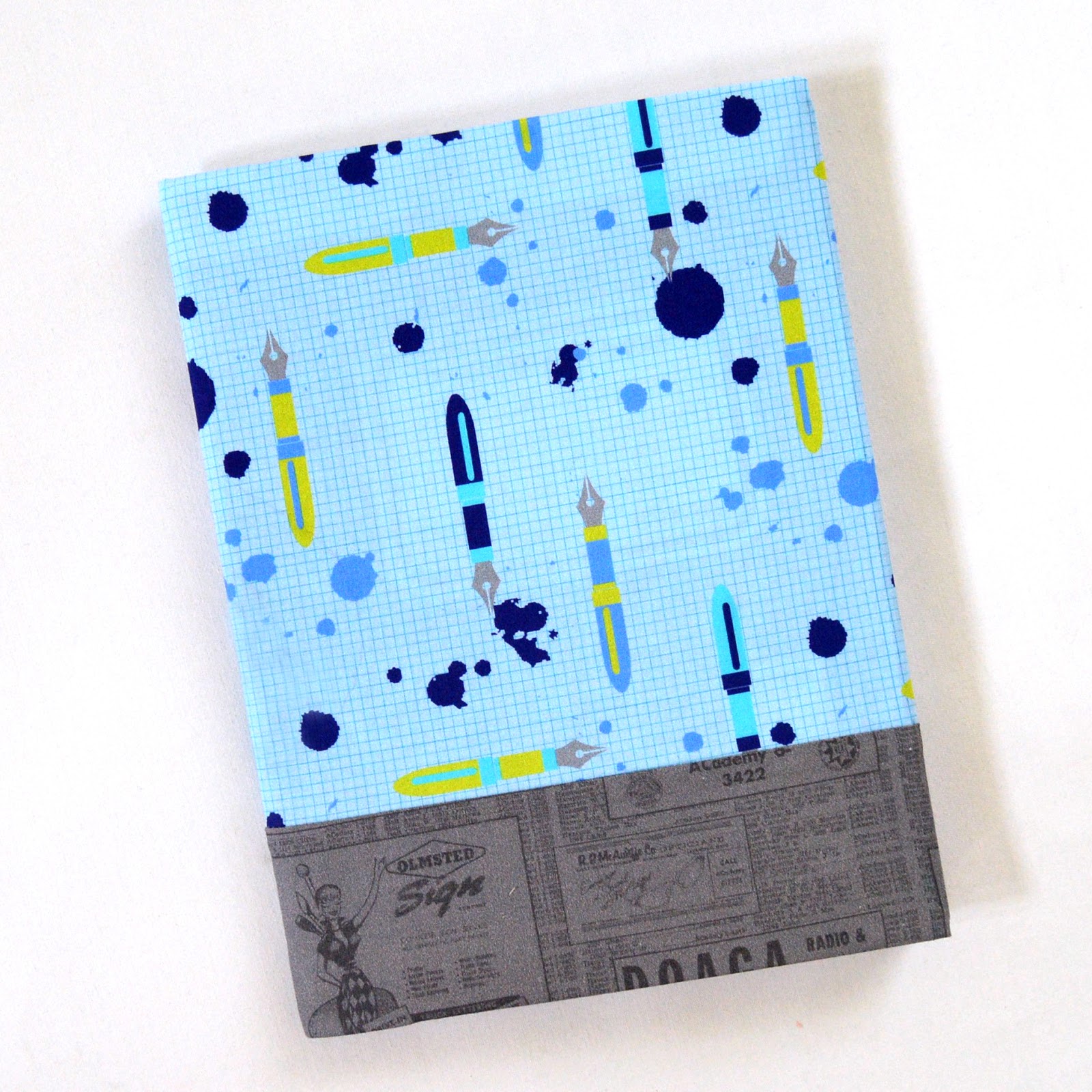 Inspired by Fabric: Back to School: Notebook Covers
