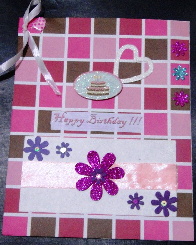 For the love of cards & colors: Birthday cards on patterned paper