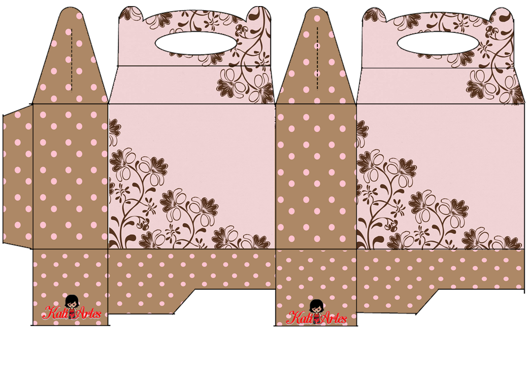 Brown Flowers Free Printable Lunch Boxes. - Oh My Fiesta! in english