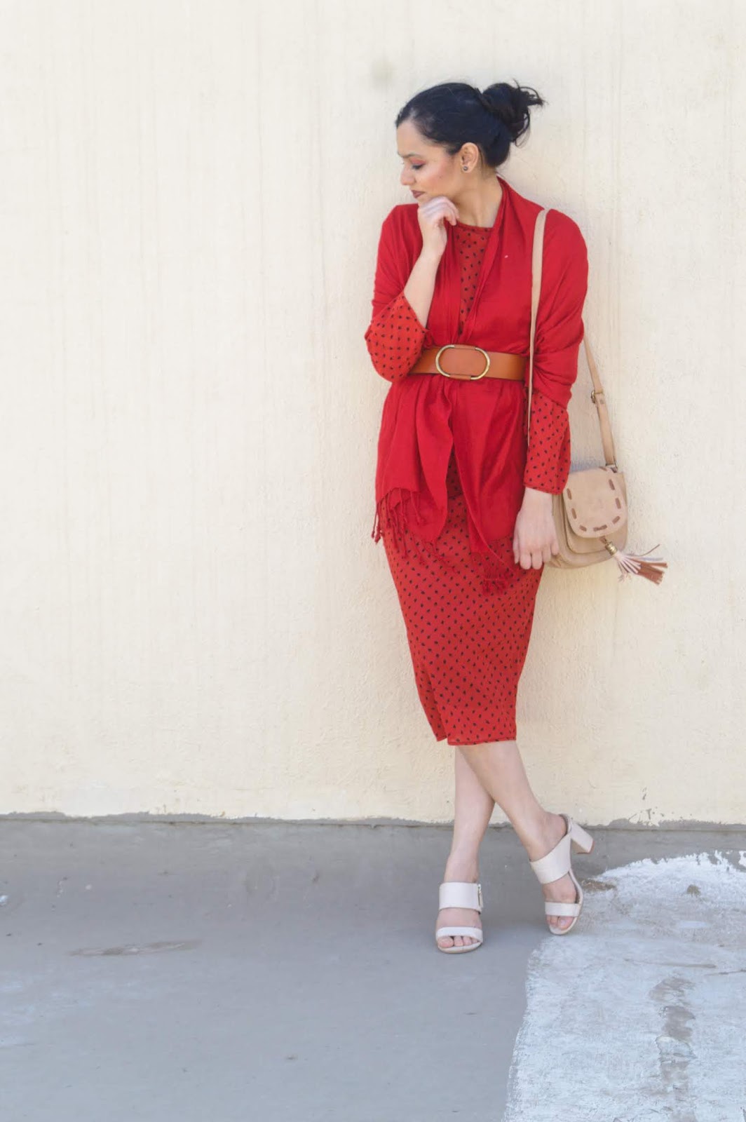 5 Ways to Style An Oversized Red Dress - Chiconomical