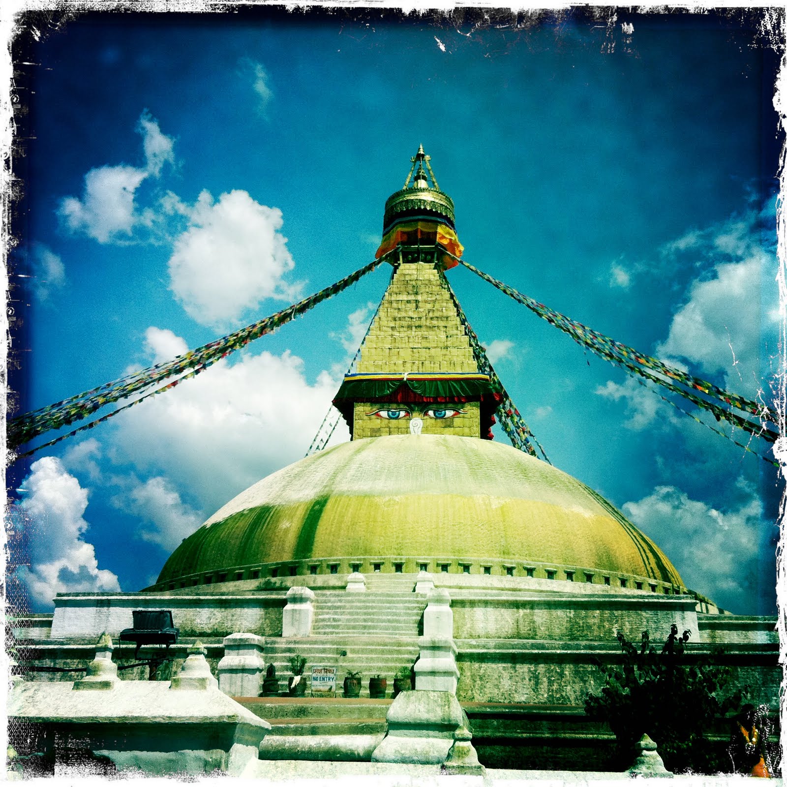 Buddhist Monks Chanting in Monastery Near Big Stupa in Boudhanath ...