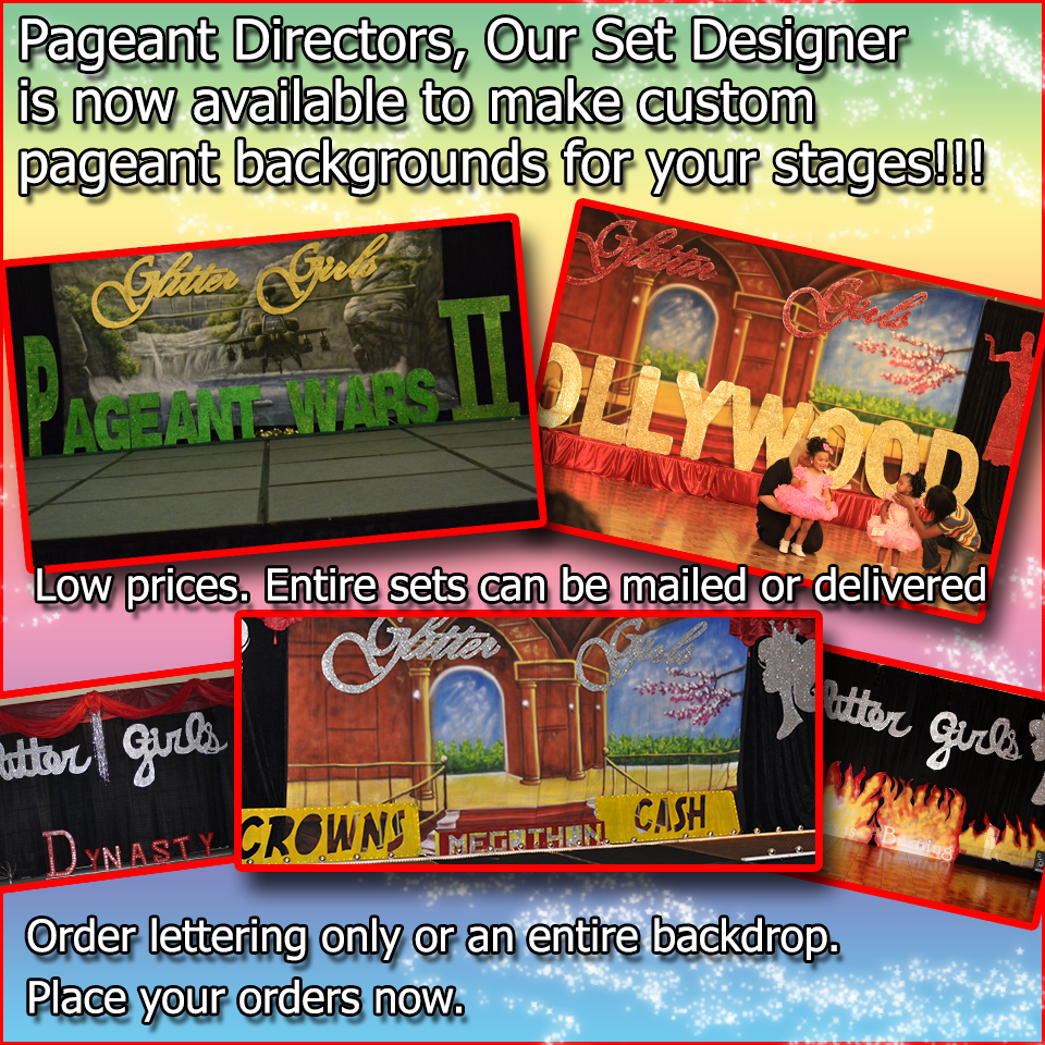 Brand your Pageants: Get your stage created.: My backdrop samples