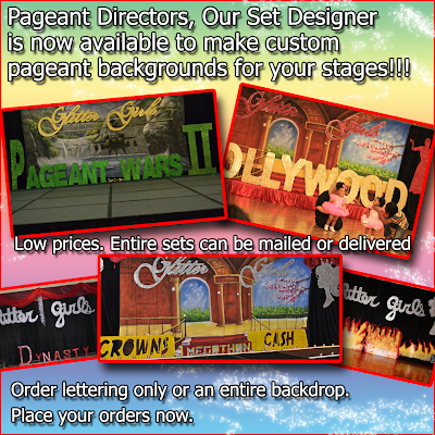 Brand your Pageants: Get your stage created.: My backdrop samples