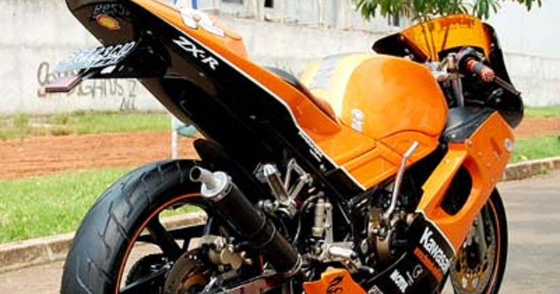Poto Modifikasi Ninja Rr - Kumpulan Modifikasi Motor Mobil 2019