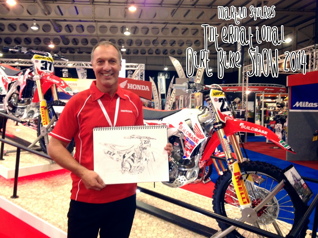 Martin Squires Automotive Illustration: International Dirt Bike Show 2014