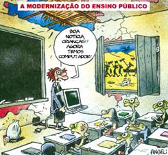 Currículo escolar - Uma nova visão de escola: Algumas charges