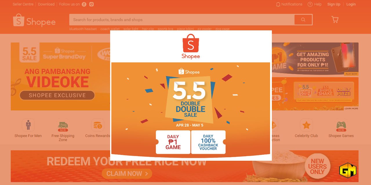 Shopee 5.5 Double Sale. - Gizmo Manila