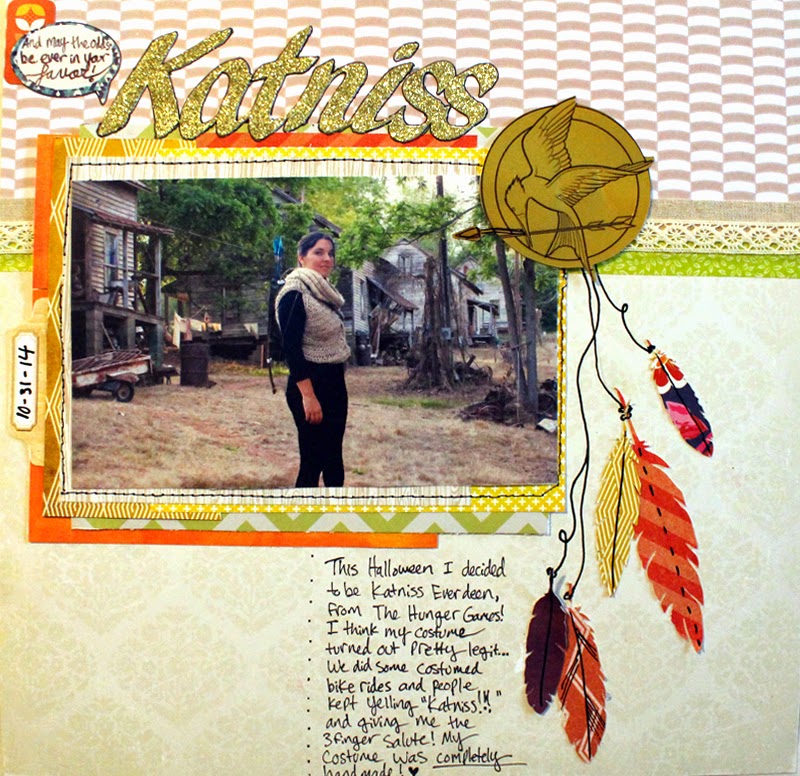 Love My Tapes: The Hunger Games Inspired Layout