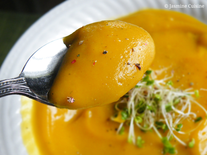 Potage à la courge musquée - Jasmine Cuisine
