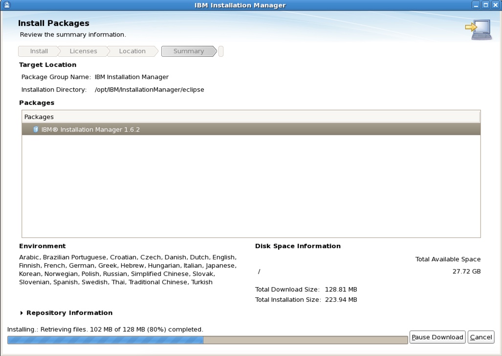 How to install IBM Installation Manager 1.6.2