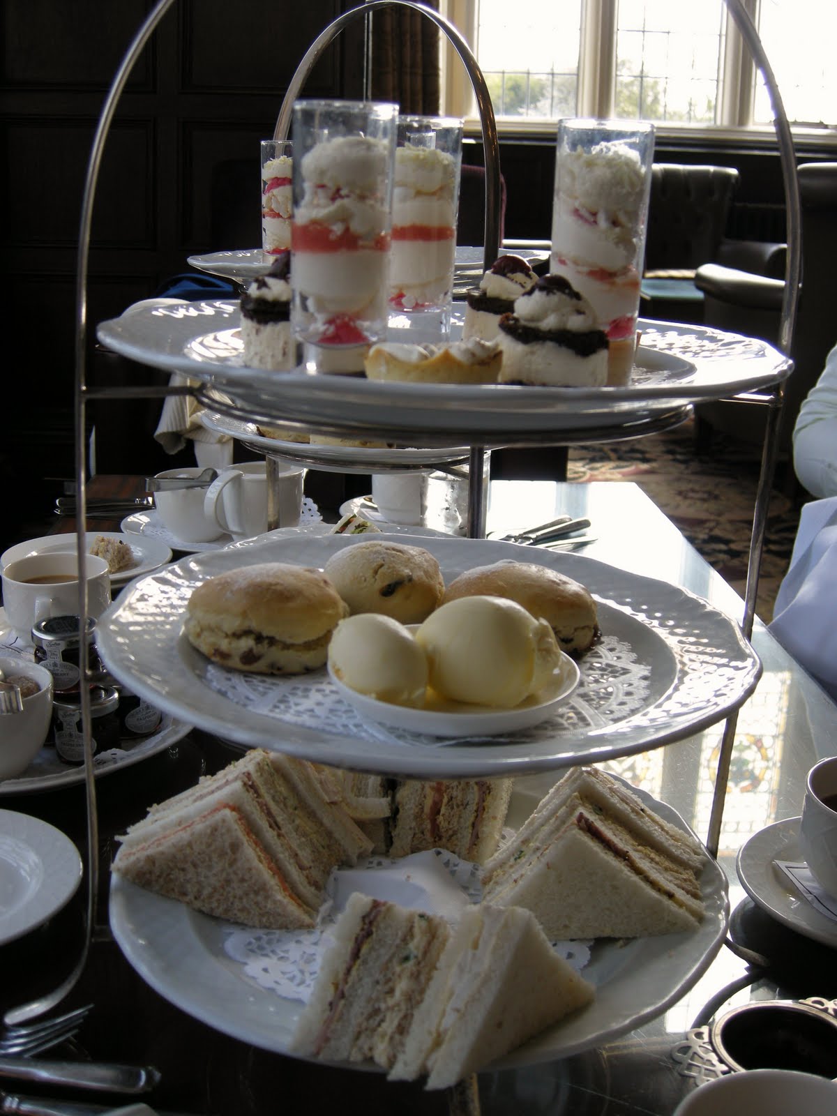 KENDAL'S SASHA BROOD: Afternoon Tea at Crewe Hall on 7th April.