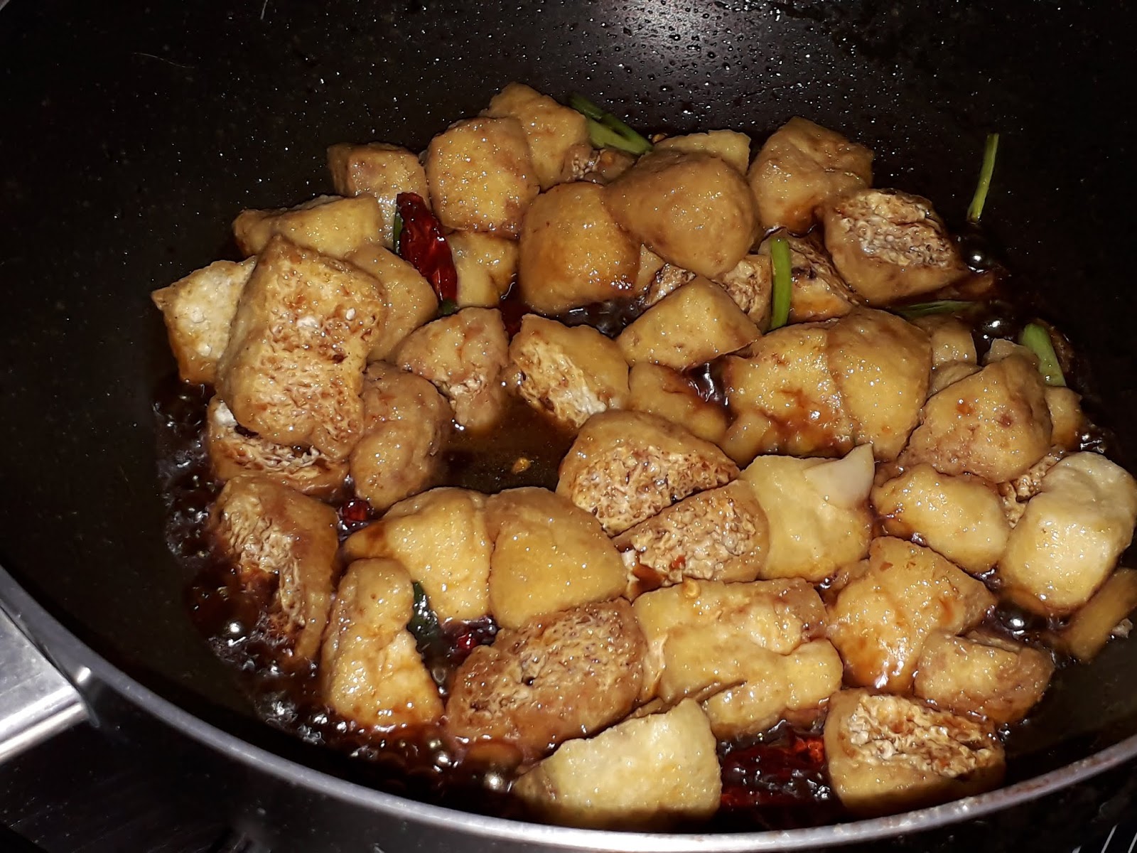 Cooking Pleasure: STIR FRY TASTY TOFU PUFFS