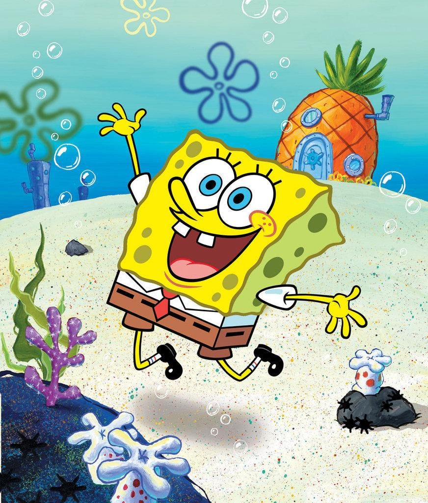 Best Cartoon Characters: SpongeBob SquarePants-Best Cartoon Character