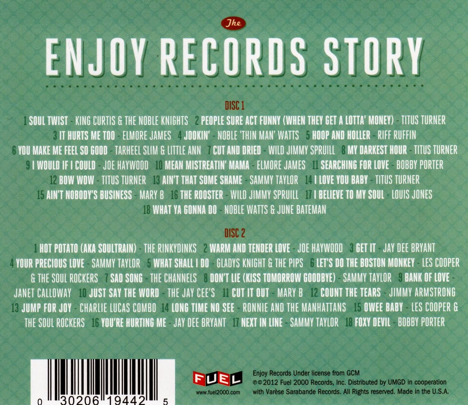 Doo Wop n Soul Oldies: The Enjoy Records Story