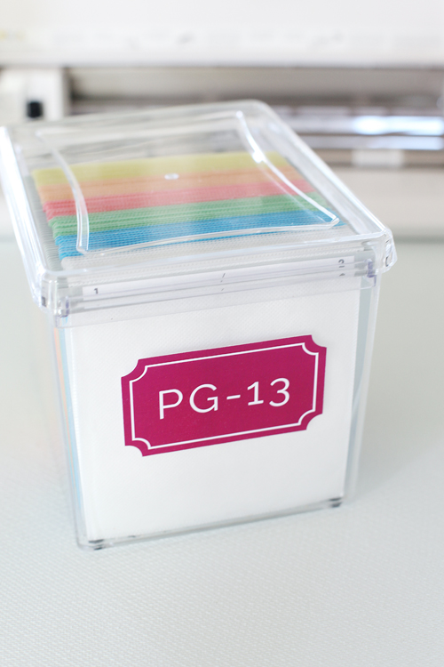 Labeling 101: Print & Cut Stickers | IHeart Organizing | Bloglovin’