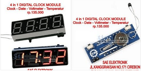 SAE ELEKTRONIK CIREBON: DIGITAL CLOCK MODULE