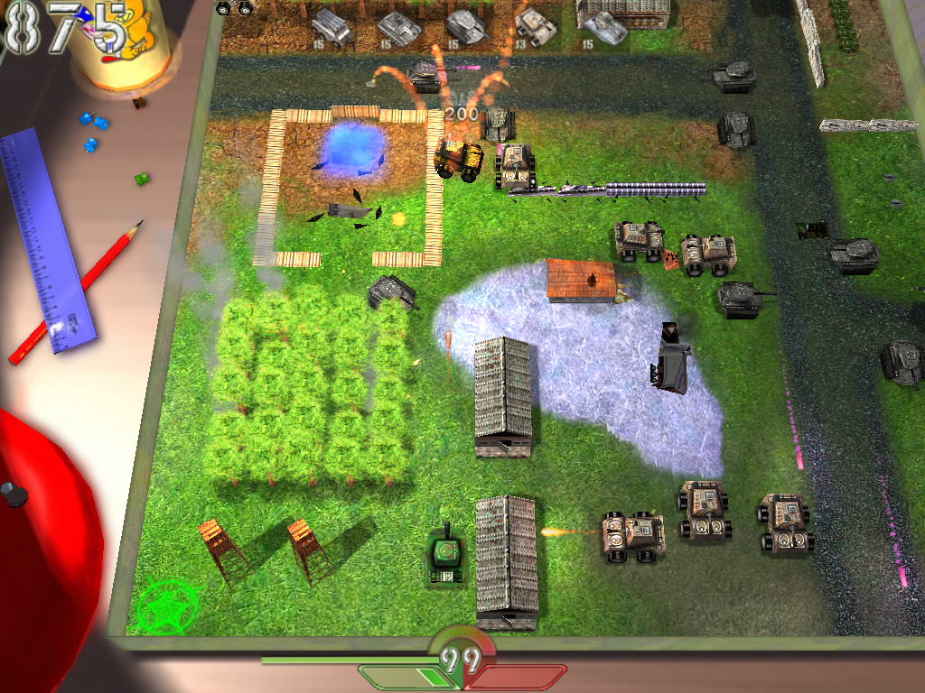 Chia se tong hop: Game bắn xe tăng Tank-O-Box nhẹ và hay nhất cho máy tính