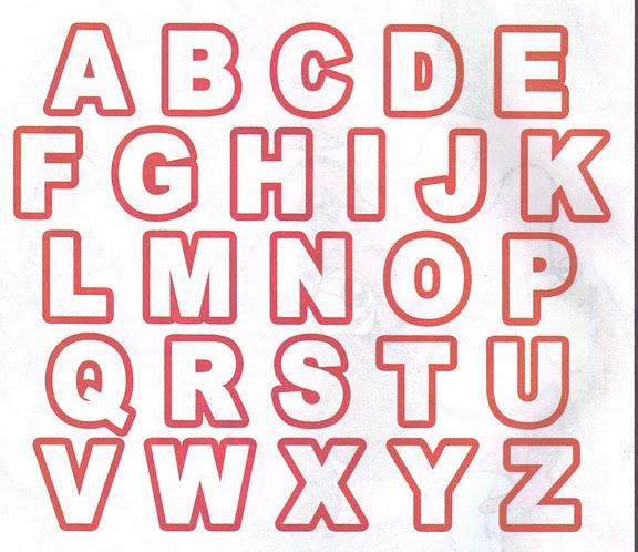 Letras para una pancarta - Imagui