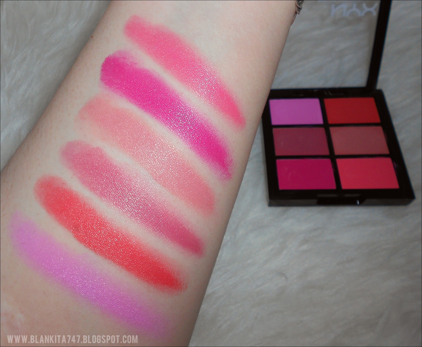 Nunca Tengo Suficiente: Paleta De Labiales En Crema (PLCP01 The Pinks ...