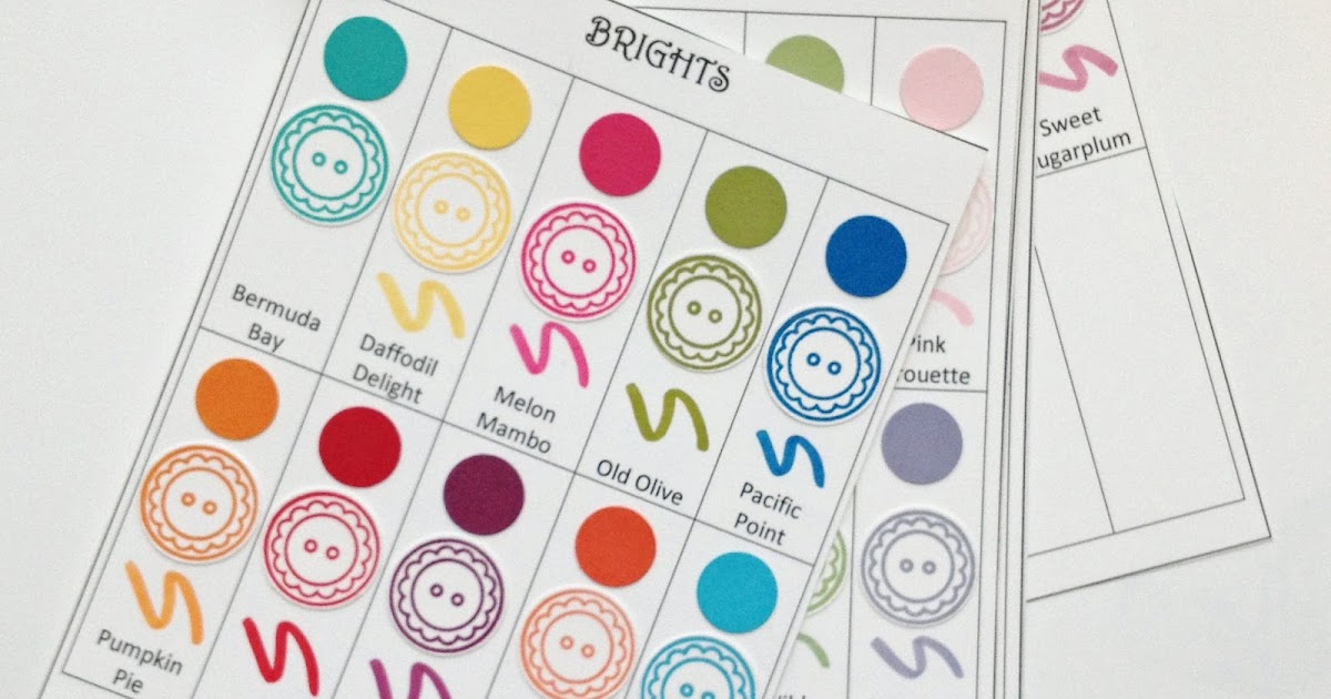 Craft with Beth: Color Chip Sample Cards