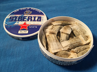 Siberia (Blue) Slim White Portion - Review. 19 January 2017.