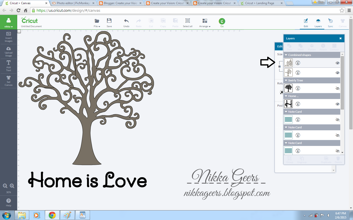 Create your Vision: Cricut Explore Tutorial - How To Cut Images Larger Than Your Mat