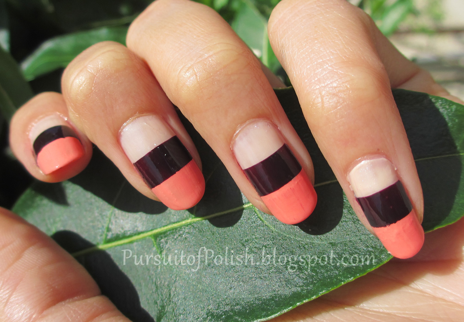 In Pursuit of Polish: Saharan Color-Block Manicure
