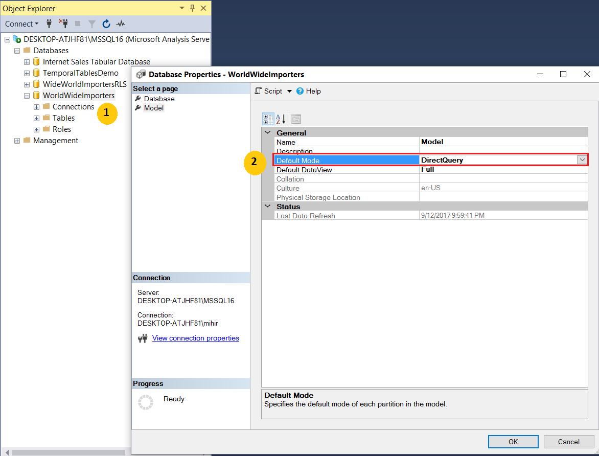 Ssas Tabular Directquery Mode Vs In Memory Mode Which Mode Is Suites For Your Requirement