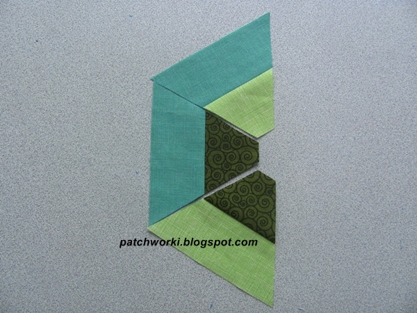 Patchworkowe wariacje: Patchwork 3D – Honeycomb Waffle - tutorial