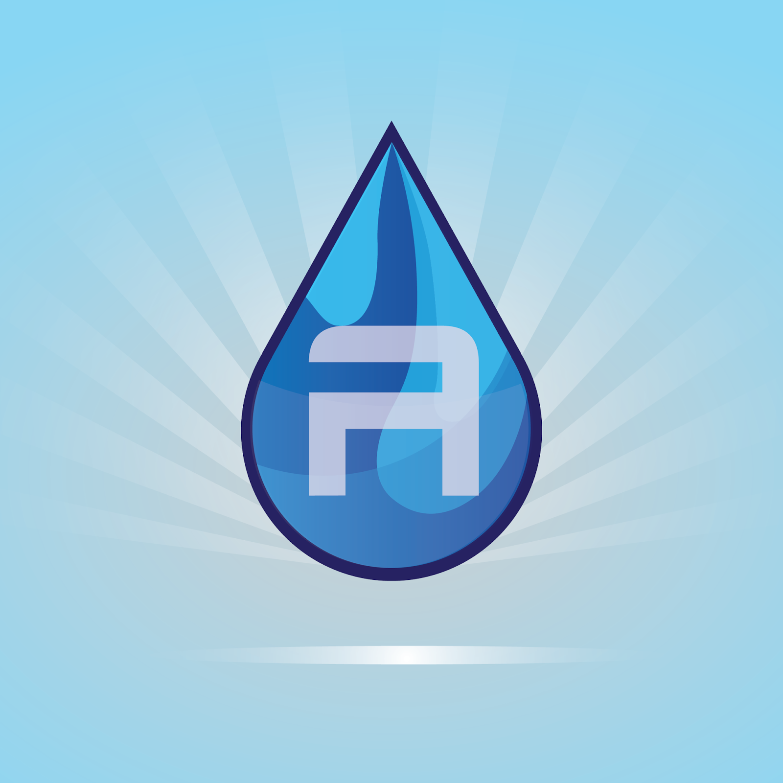 Belajar illustrator: cara membuat logo air dengan adobe illustrator